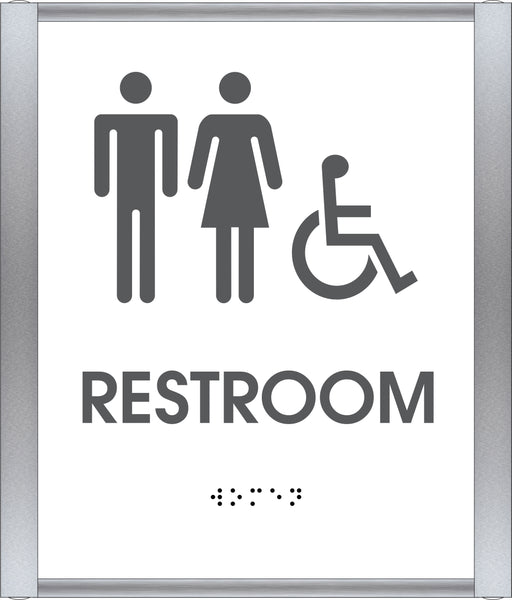 CareATC 6"x8" ADA Clinic Restroom Sign
